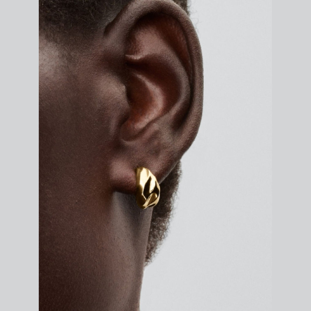 Pandora Geribbelde Oorringen 263873C00